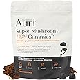 Amazon.com: Auri Super Mushroom HSN Gummies - Hair Skin and Nails ...