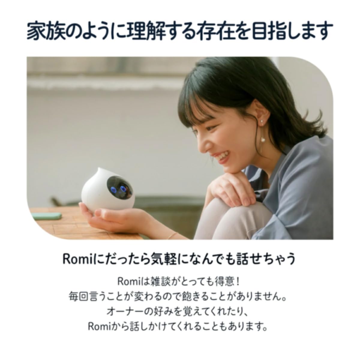 Mua Romi ROMI-P02 Conversation AI Robot for Home Use, Good Design Award ...
