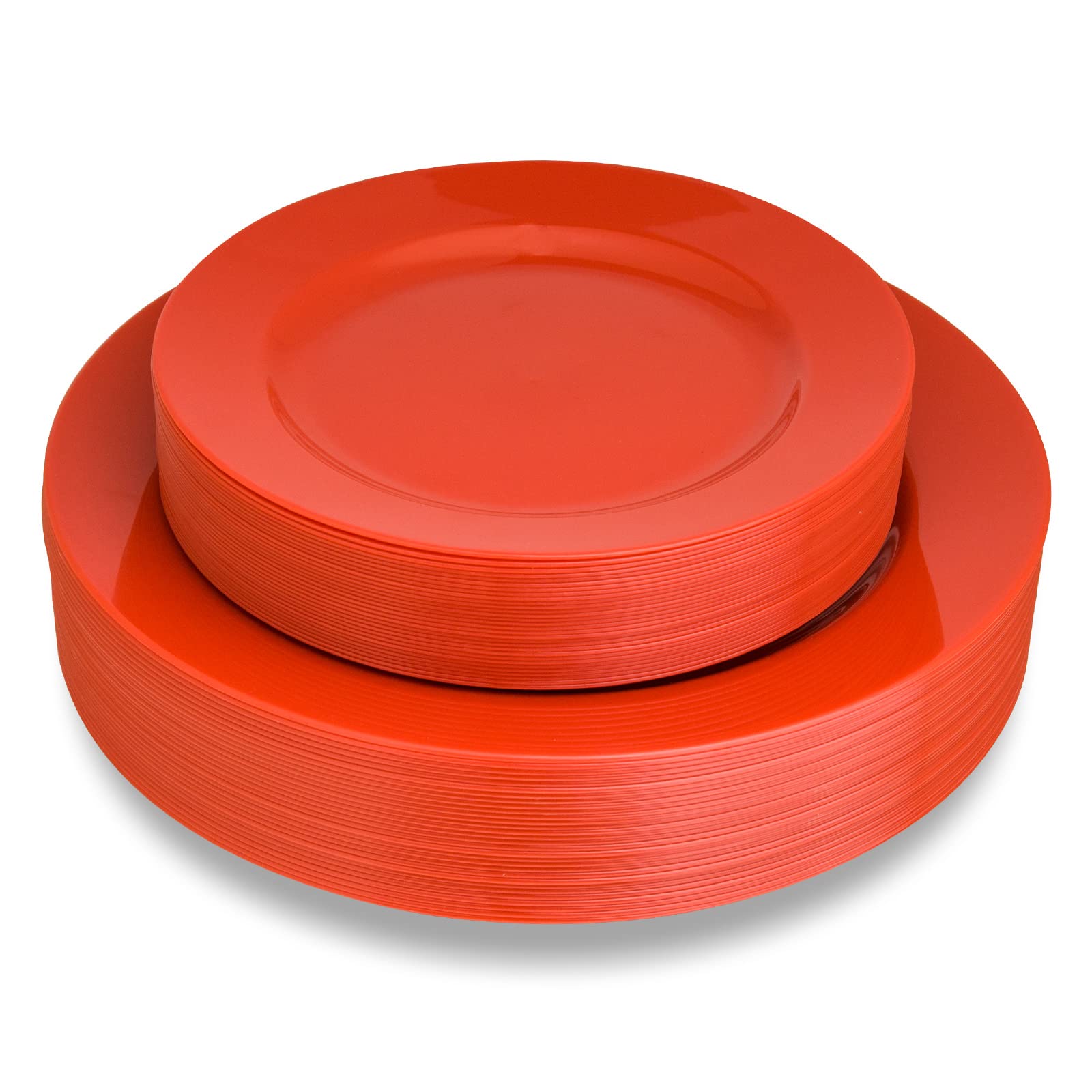 Plastic Plates Disposable 60 PCS, Heavy Duty 30 Dinner Plates 10.25 ...