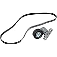 Amazon.com: X AUTOHAUX Drive Belt Tensioner Pulley Assembly with Belt ...