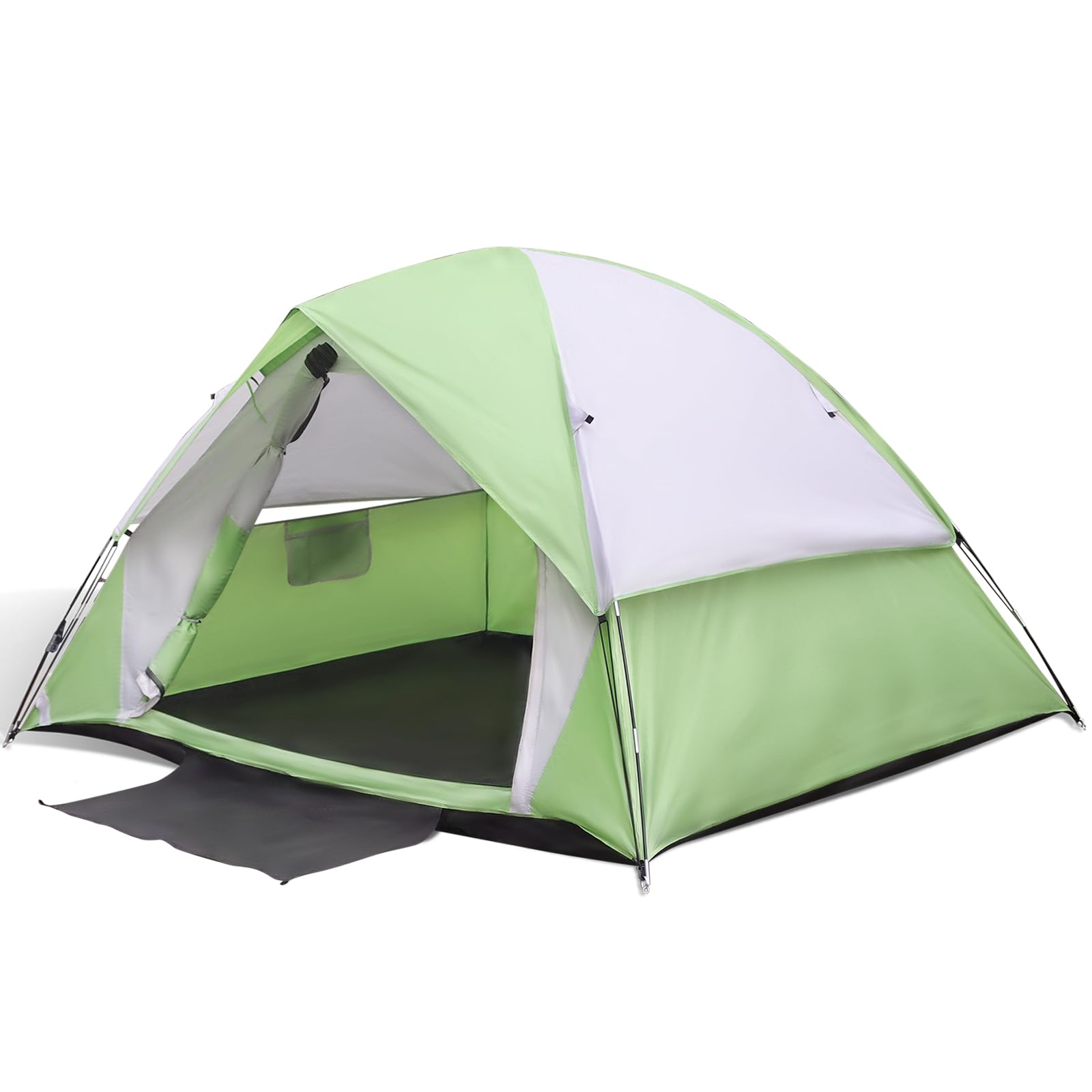 Thinlute Tent for Camping, 4 Person Dome Camping Tents with Removable Rainfly, Waterproof ...