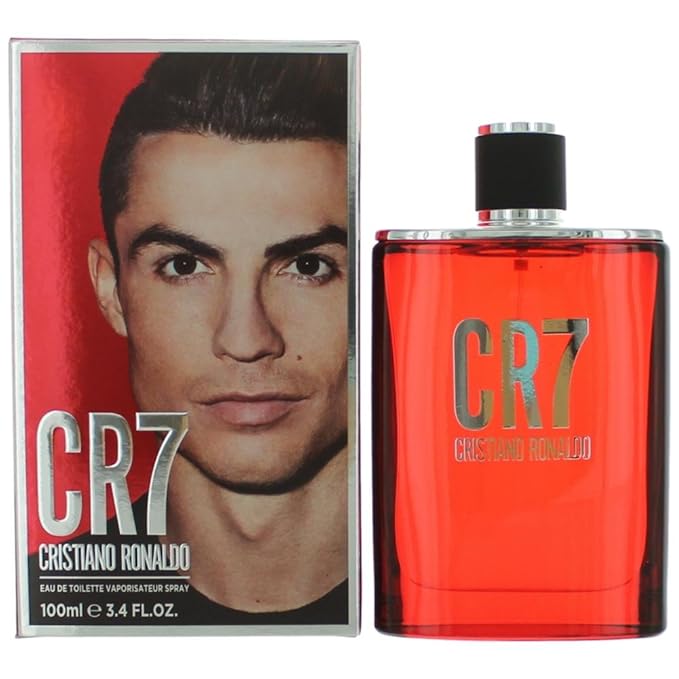 Amazon.com : Cristiano Ronaldo CR7 Eau de Toilette Spray for Man, 3.4 ...