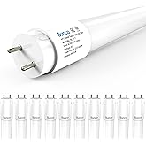 Sunco 50 Pack T8 LED Bulbs 4 Foot, 48 Inch Tube Light Bulbs Fluorescent Replacement, Single or ...