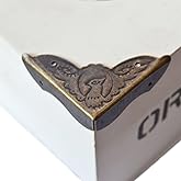 Amazon.com: 20 Pcs Vintage Bronze Corner Protectors Decorative Metal ...