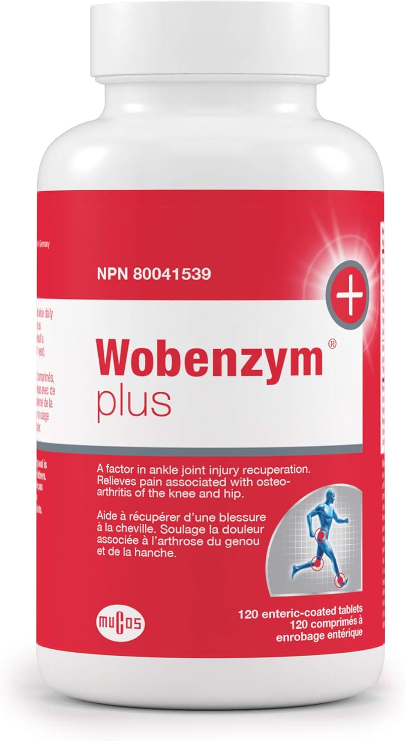 Wobenzym Plus e-Tabs, 120 Count: Amazon.ca: Health & Personal Care