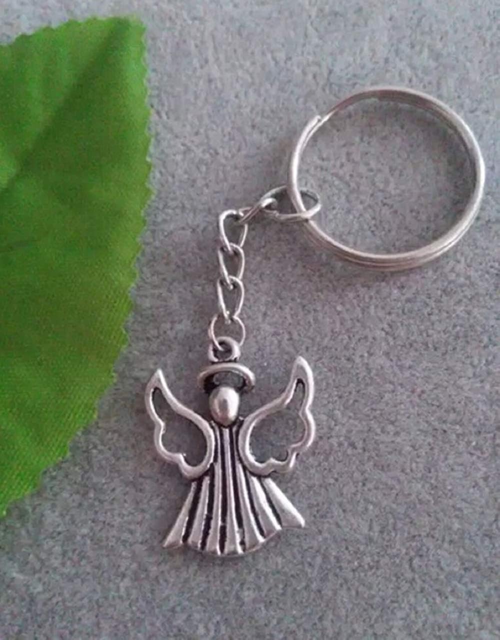 Familienkalender Little Angel Guardian Angel Key Ring (Open Wings ...