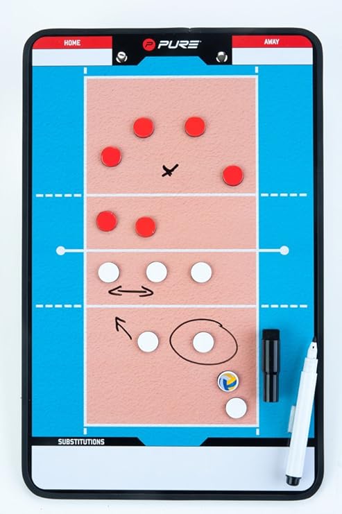 Pure2Improve adjustable and flexible volleyball tactics board: Amazon ...