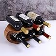 Amazon.com: 6-Bottles Wine Racks Countertop, 2-Tier 6-Slot Stackable ...