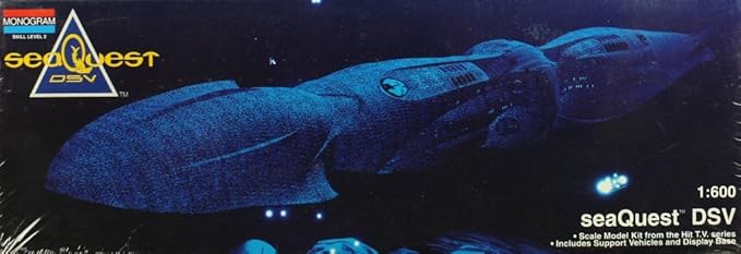 Amazon.com: Monogram 1:600 Seaquest DSV Submarine Plastic Model Kit ...