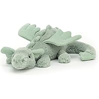 Amazon.com: Jellycat Rose Dragon Stuffed Animal, Little : Toys & Games