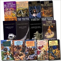 Terry Pratchett Collection Discworld 13 Books Set (The Light Fantastic ...