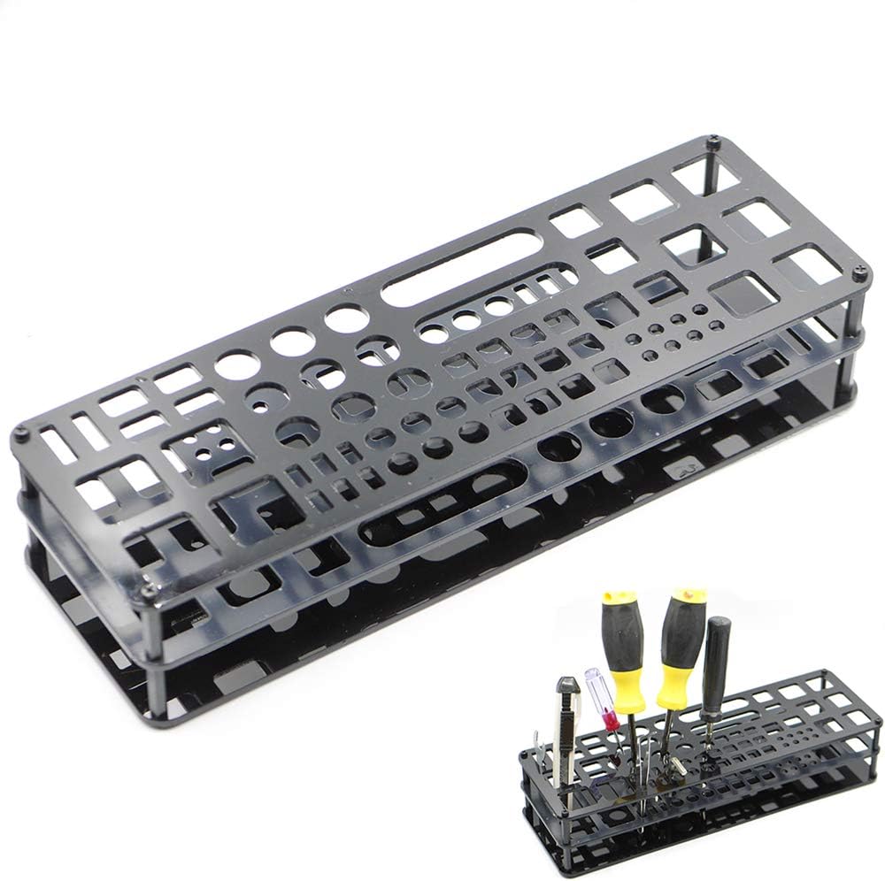 Screwdriver Organizers Storage Rack, 63 Holes Multi-Function Acrylic ...