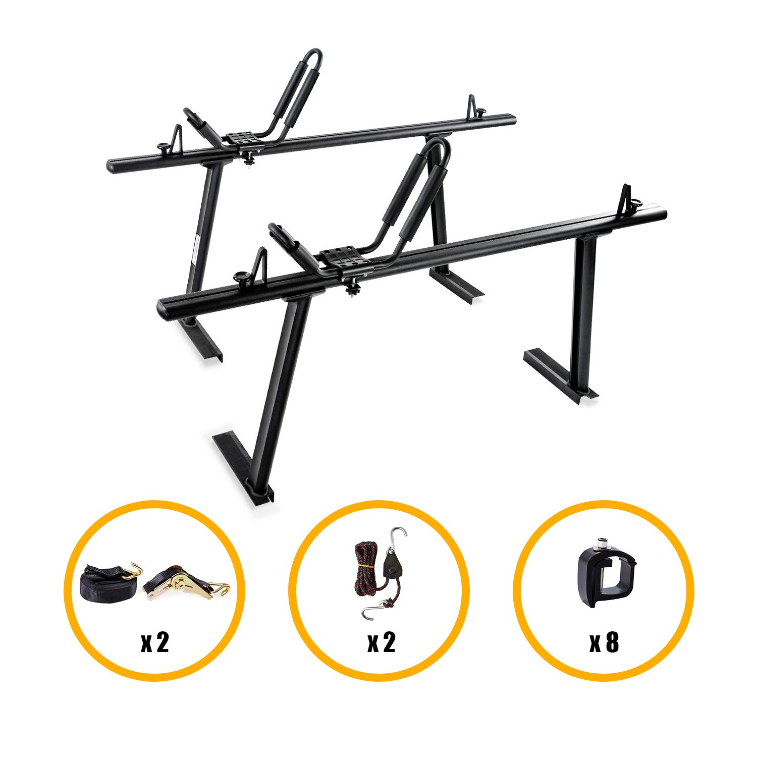 Buy AA Racks Model APX25 Aluminum Truck Rack With With 8 Non Drilling C Buy AA Racks Model APX25 Aluminum Truck Rack With With 8 Non Drilling C