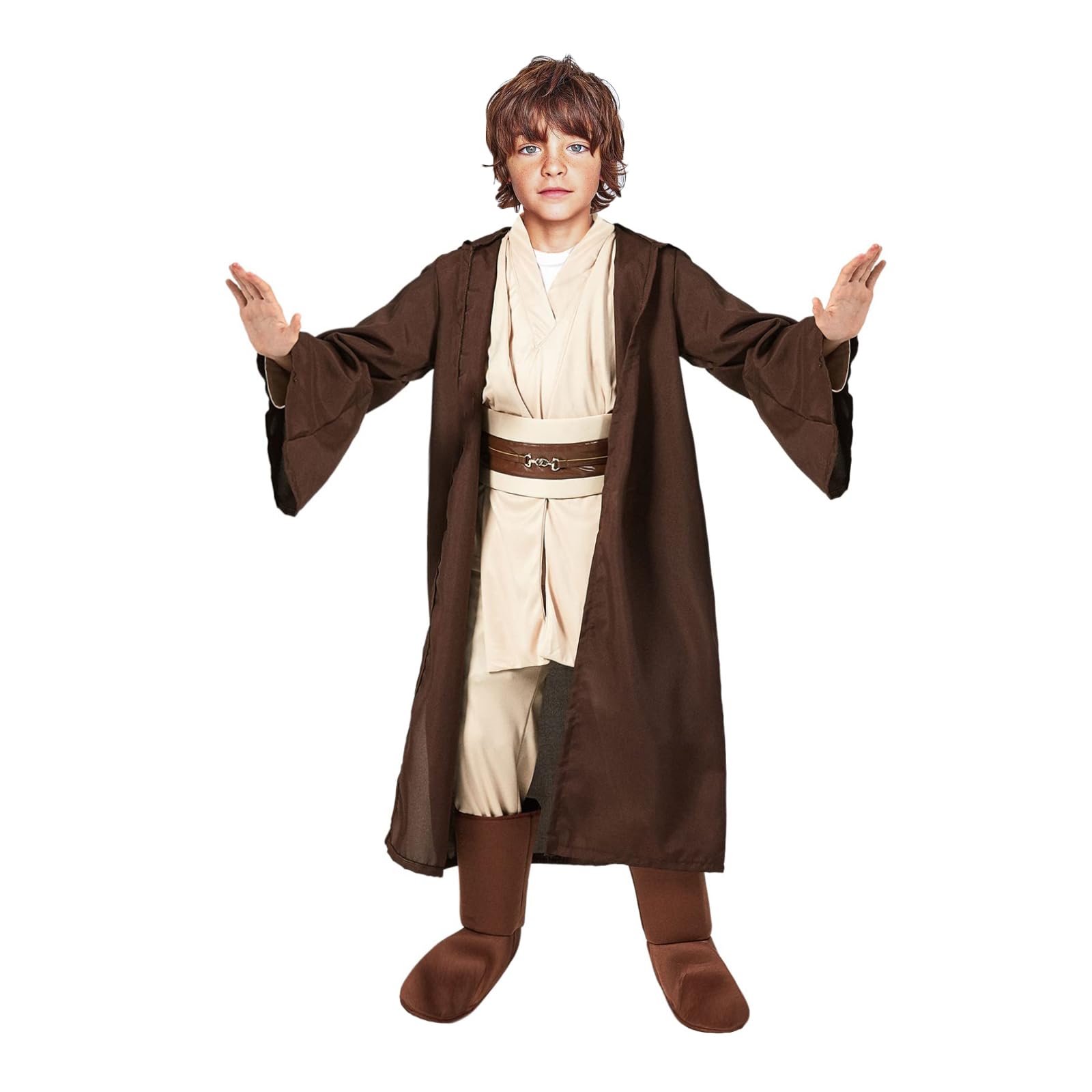 Hqroidd Boys Knight Costume Role Play Master Cloak Outfits Tunic Hooded ...
