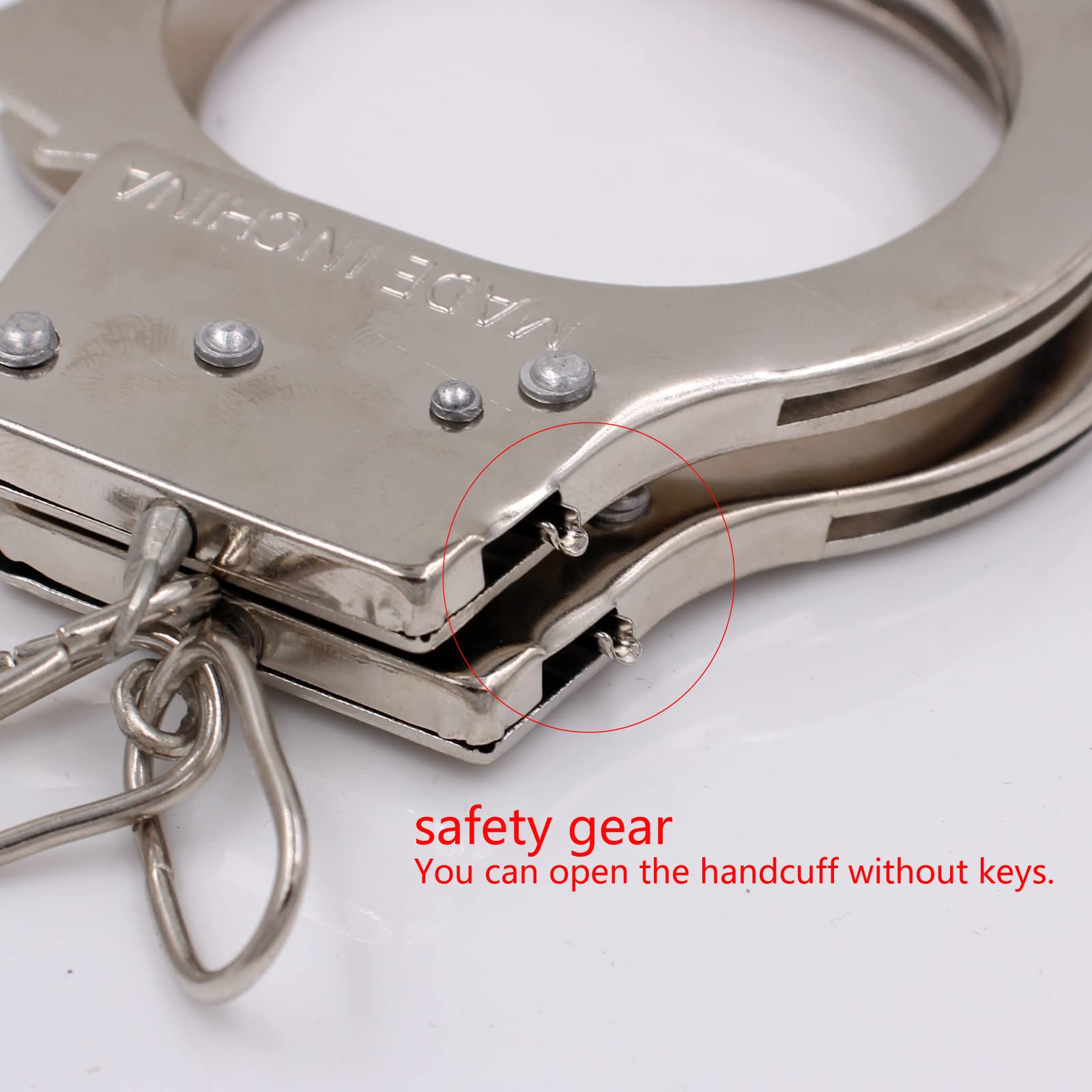 Mua HAZOULEN 3 Pack Kids Play Toy Metal Handcuffs with Key for Swat ...