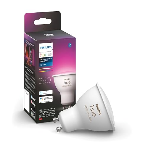 Philips by Signify Hue Color GU10 Bulb Richer Colors - BT, 929001953101 ...