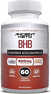 Keto BHB Capsules - Supports Ketosis, Immediate and Sustained Energy ...