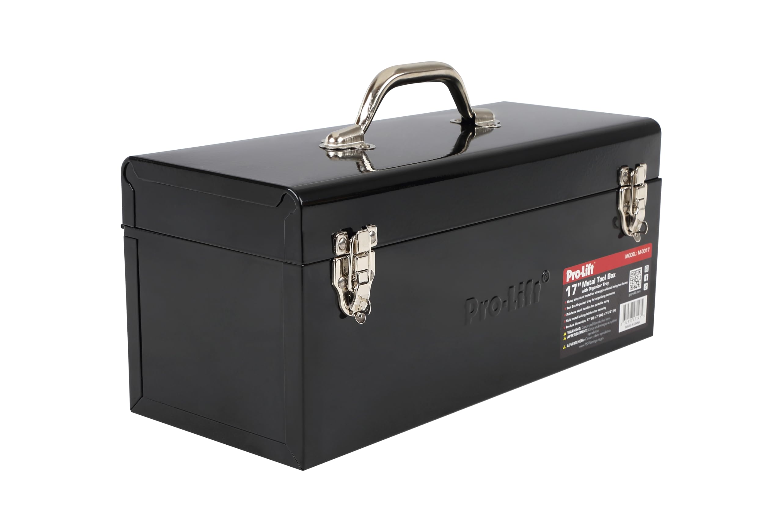 Mua Pro-Lift Steel Tool Box – 17-inch Metal Toolbox Portable with ...