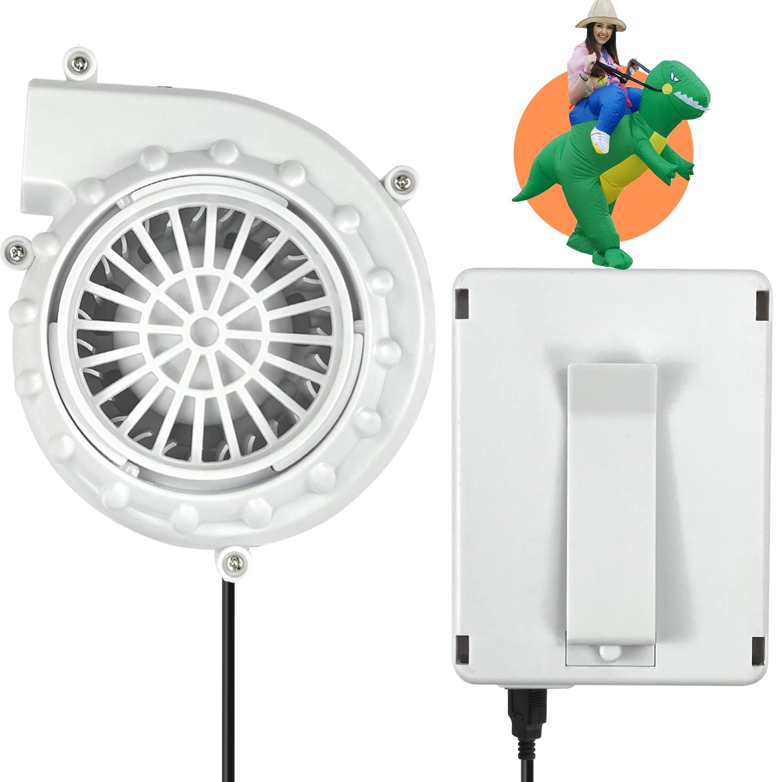 Inflatable Costume Fan Replacement, Mini Blower Fan Dinosaur Pump for ...
