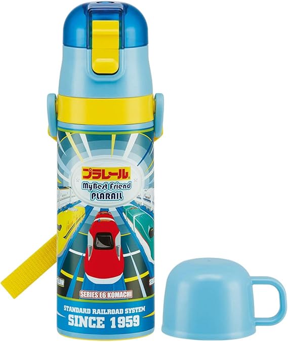 Amazon.co.jp : スケーター 子供用 2WAY ステンレス 水筒 コップ付き プラレール 19 430ml SKDC4 : ホーム＆キッチン