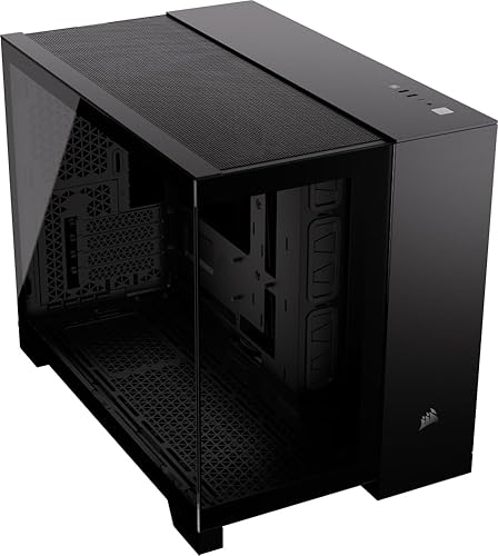 CORSAIR 2500X Small-Tower mATX Dual Chamber PC Case – Panoramic ...