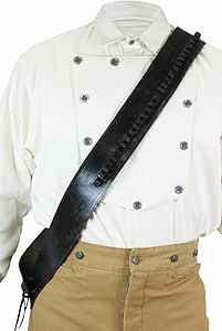 Amazon.com : Historical Emporium Men's Western Plain Leather Bandolier ...