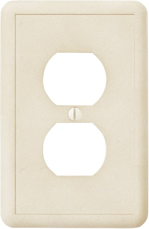 Questech Ivory Decorative Wall Plate Switch Plate Outlet Cover (Single ...