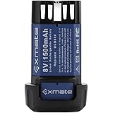 Exmate 2 Pack 8V 1.5Ah Li-ion Replacement Battery Compatible with ...