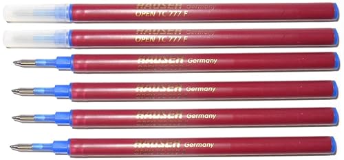 Hauser 777 Rollerball Pen Refills - 6 Pack - Blue in Dubai - UAE ...