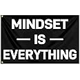 Amazon.com : Mindset is Everything Flag 3x5 Ft Motivational Fitness ...