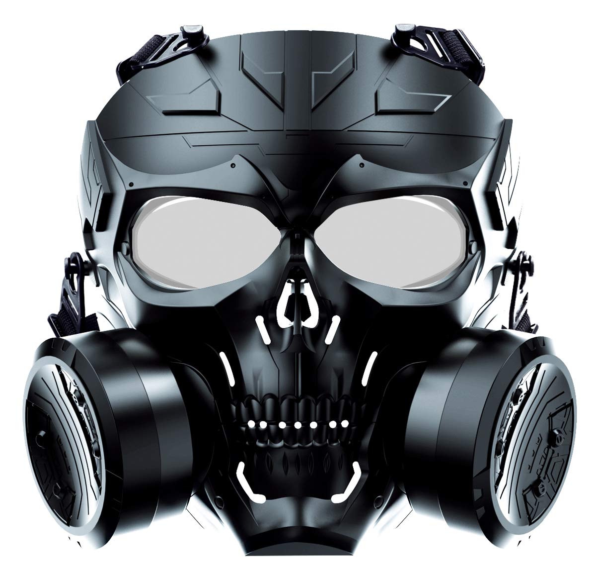 M10 Airsoft Protective Gas Mask Tactical, Full Face Eye Protection ...
