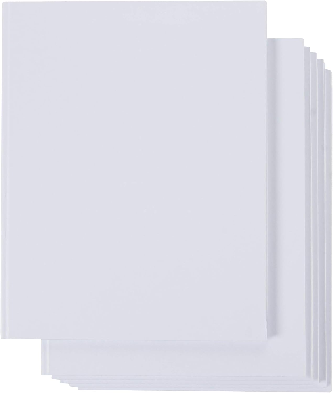 Amazon.com : Hardcover Blank Book - 6-Pack Unlined Sketchbooks, Unruled ...