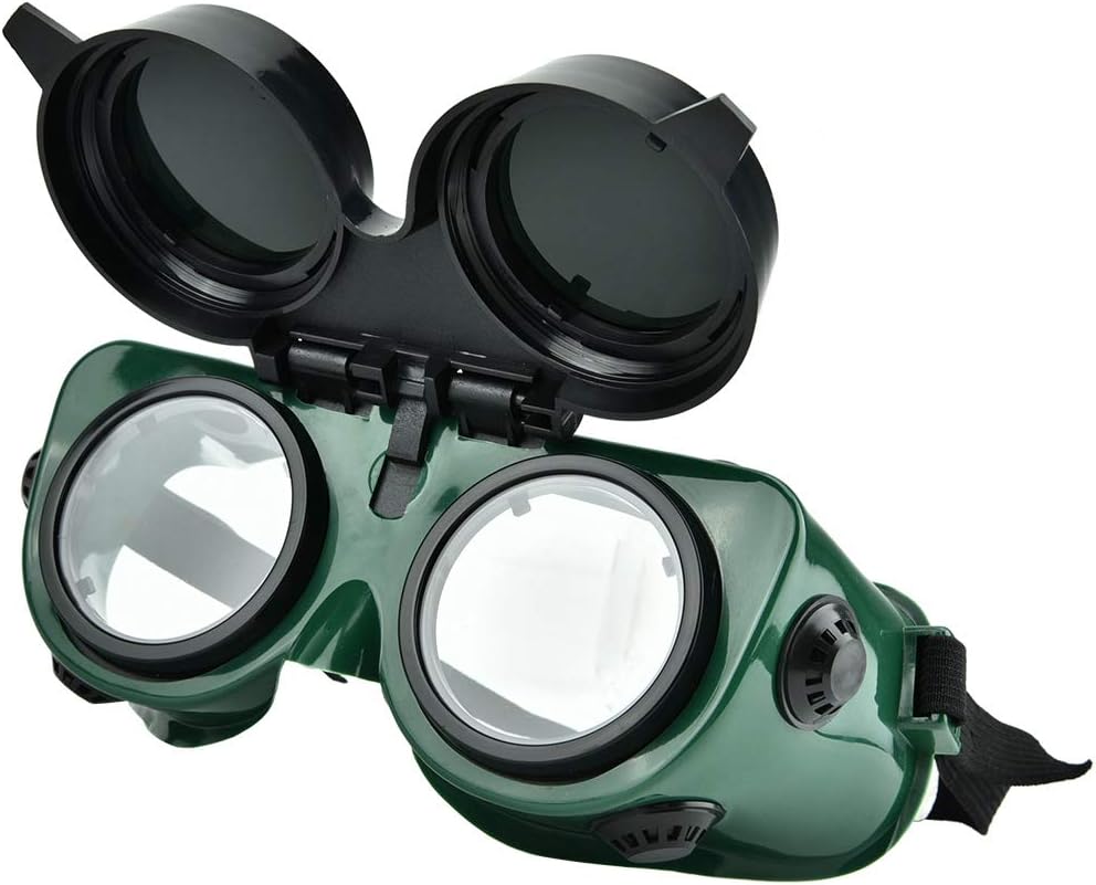 Flip-Up Front Welding Goggles, Safety Eye Protection Welder Goggles ...
