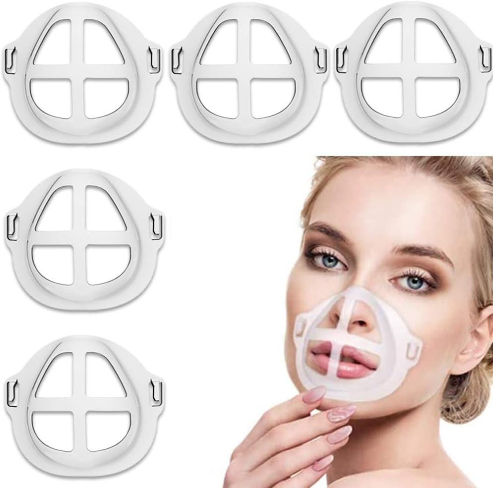 3D Face Bracket, Silicone 3D Breath Support for Face Covering, Reusable ...