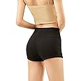 Amazon.com: Daydance Black Cotton Women Ballet Shorts for Dance, Yoga, Workout, Volleyball ...
