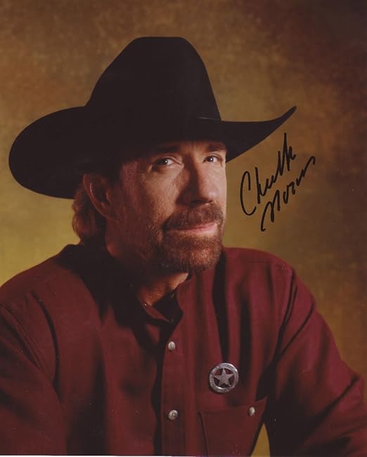Amazon.com: Chuck Norris Autograph Signed 8 x 10 Photo: Photographs