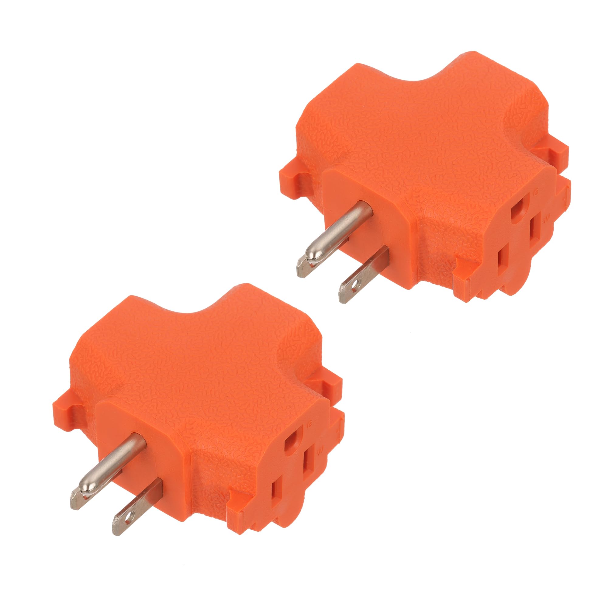 GOMEN 3-Outlet Grounding Adapter, Heavy Duty 3 Way Plug Adapter, ETL ...