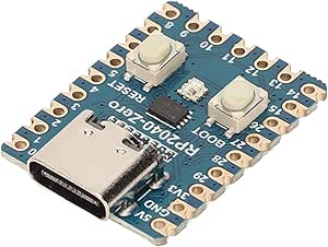 Microcontroller Mini Development Board, 9 GPIO Pins Mini RP2040 Chip Dual Core Microcontroller ...