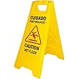 Livingreen Señalamiento de Piso mojado Plegable y Fácil de colocar ...