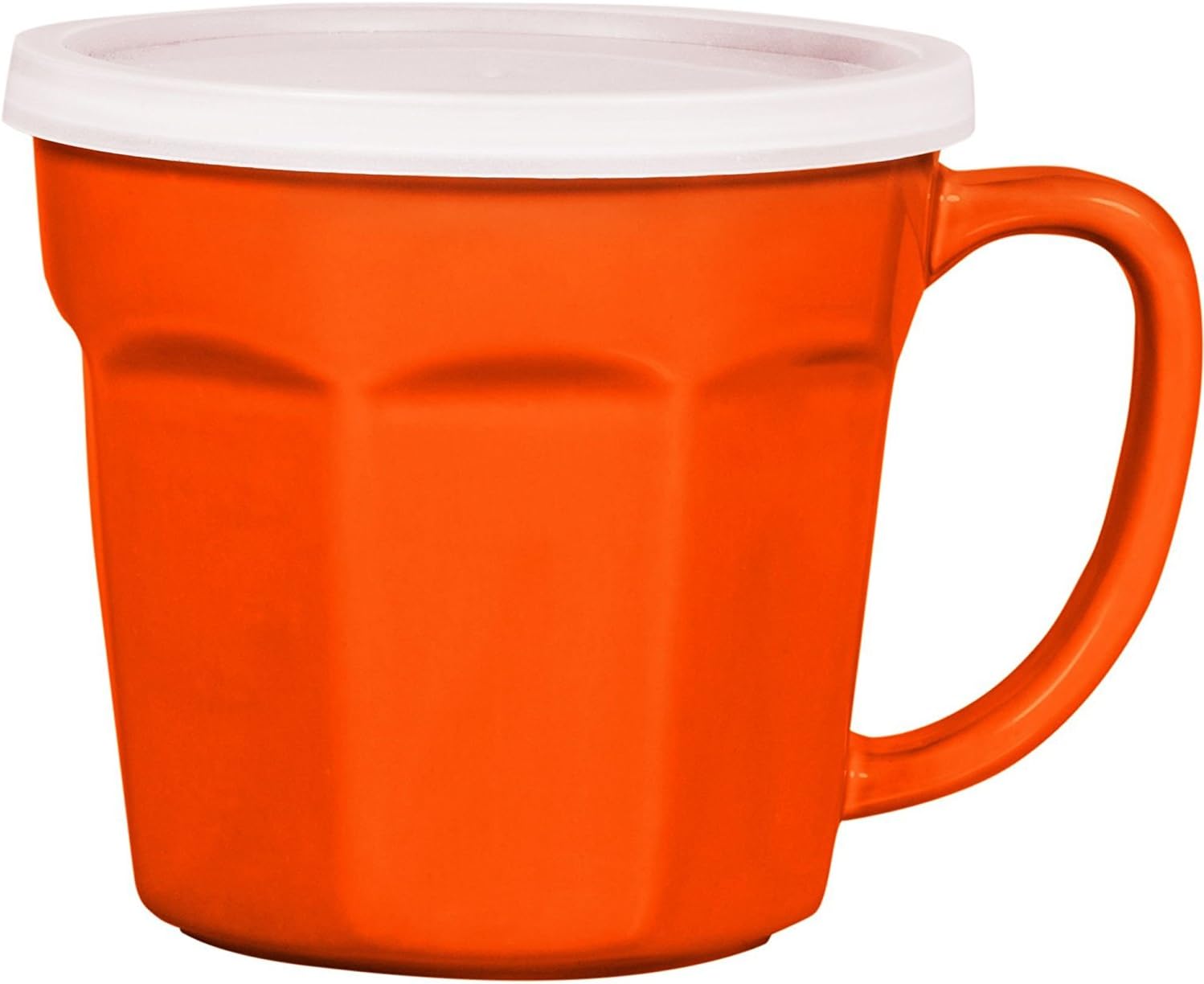 Amazon.com: 22 Ounce Microwave Safe Meal Mug with Plastic Lid: Home ...
