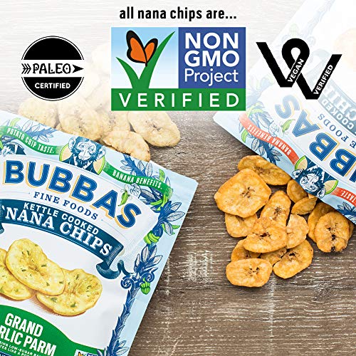 Bubba's Fine Foods Savory Paleo Banana Chips | Blazing Buffalo, 1.2 ...