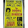 Amazon.com: The Doors with Jim Morrison and Chuck Berry 1967 Concert Poster: Prints: Posters ...