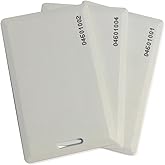 Amazon.com: 100 pcs 26 Bit Proximity CR80 Cards Weigand Prox Blank Printable Swipe Cards ...