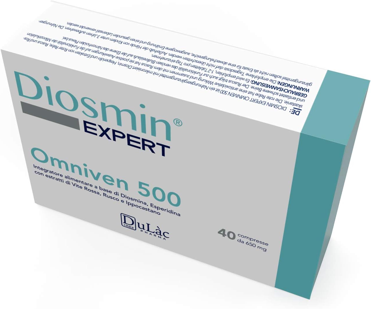 Dulàc – Omniven 500-120 Tablets – Diosmin (450mg), Hesperidin (50mg ...