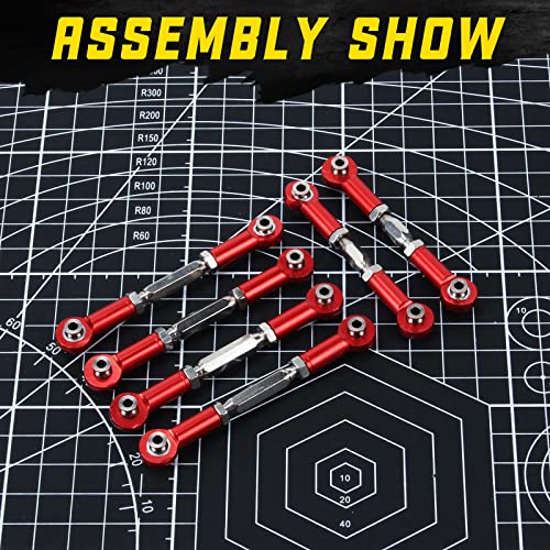 RCAWD Turnbuckles Tie Rod Set for 1/10 Arrma 3s Vorteks Senton Granite ...