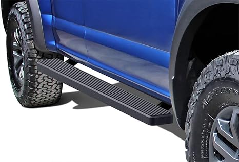APS iBoard Running Boards 5in Matte Black Custom Fit 2015-2020 Ford ...