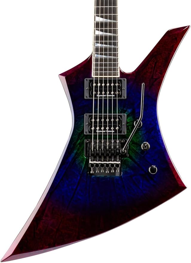 Jackson KE2 Kelly USA Electric Guitar Eerie Dess Swirl: Amazon.co.uk ...