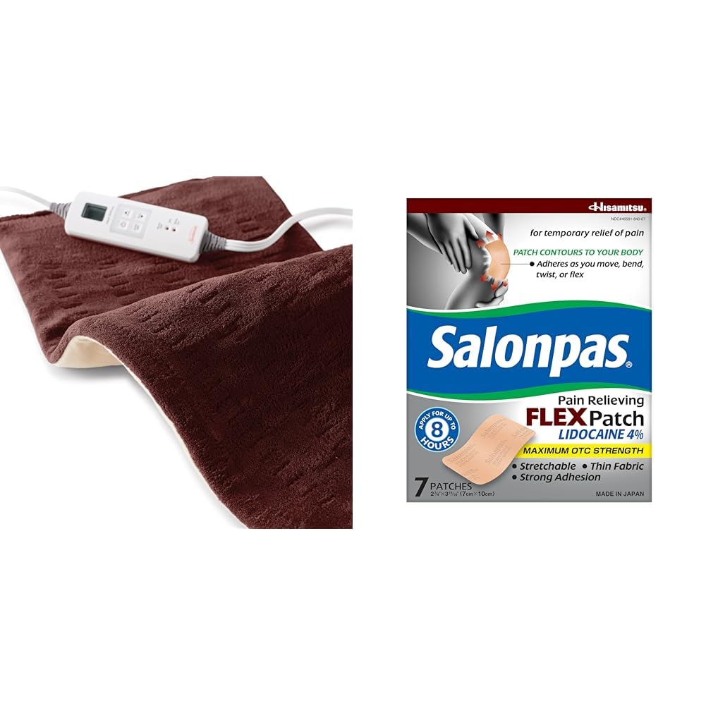 Mua XL Heating Pad for Pain Relief with 6 Heat Settings and Salonpas ...
