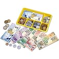 Learning Resources Canadian Currency-X-Change, Pretend Play Money for ...