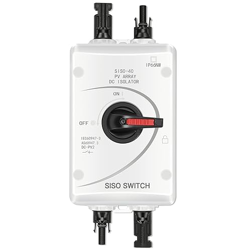 SolarEnz Solar Combiner Box 32A PV DC Isolator Switch DC Disconnect ...